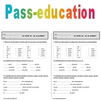 Verbe en - er au présent - Exercices - Conjugaison : Primaire 2 - PDF à ...