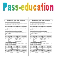 Fractions sur la droite numérique - Cours, Leçon : Primaire 4, 5 - PDF ...