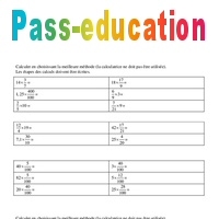 Multiplier un nombre par une fraction - Exercices : Primaire 6 - PDF à ...