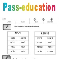 Lecture - Noël : Maternelle 1 - PDF à imprimer