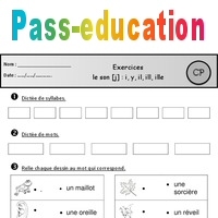 Révisions - Son j - Fiches i, y, il, ill, ille - Etude des sons ...