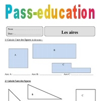 Aires - Exercices avec correction : Primaire 5 - PDF à imprimer