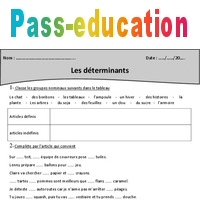 Exclamatifs - Interrogatifs - Déterminants - Exercices : Primaire 4 - PDF à imprimer