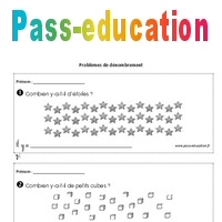 Dénombrement - Problèmes - Exercices : Primaire 1 - PDF à imprimer