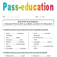 Etre et avoir au présent, futur, imparfait - Exercices corrigés ...