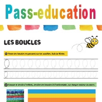 Boucles - Fichier graphisme : Maternelle 1, 2 - PDF à imprimer