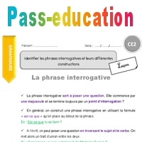 Identifier les phrases interrogatives et leurs différentes ...