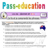 Je lis et comprends les phrases - Gamme de lecture : Primaire 5 - PDF à ...