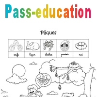 Scène pâques et exploitation pédagogique : Maternelle 2 - PDF à imprimer
