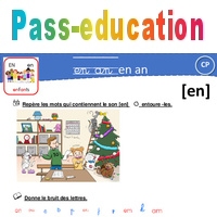 Son AN (an, am, en, em) - Exercices : Primaire 1 - PDF à imprimer