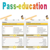 Conjuguer le verbe être au passé composé - Examen Evaluation ...