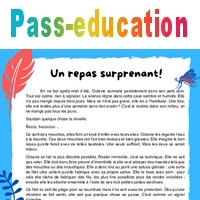 Un repas surprenant - Récit - Lecture : Primaire 3 - PDF à imprimer