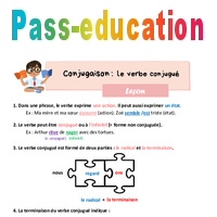 Le verbe conjugué - Cours, Leçon de conjugaison : Primaire 3 - PDF à ...