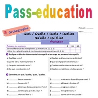 Quel/Quelle/Quels/Quelles/Qu’elle (Homophones grammaticaux) - Examen ...