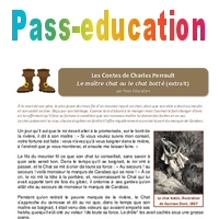 Le maître chat ou le chat botté - Littérature : Primaire 6 - PDF à imprimer