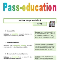 Notion de probabilité - Séquence complète : Secondaire 2 - PDF à imprimer