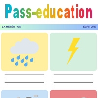 Météo - Ecriture : Maternelle 2 - PDF à imprimer