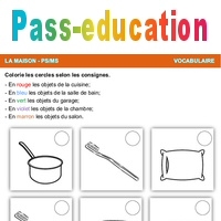 La maison - Vocabulaire : Maternelle 1 - PDF à imprimer
