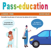 Les pièces de la maison - Savoir parler : Maternelle 1 - PDF à imprimer