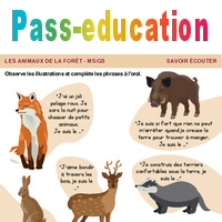 Dialogues avec les animaux de la forêt - Savoir écouter en maternelle ...