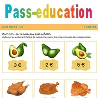 Je ne sais pas quoi acheter - Au marché - Nombres : Maternelle 2 - PDF ...