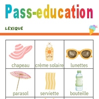 Vocabulaire de l'été : Maternelle 2 - PDF à imprimer