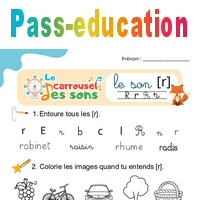 Le son [r] - Phonologie - Lecture - Le carrousel des sons : Maternelle ...